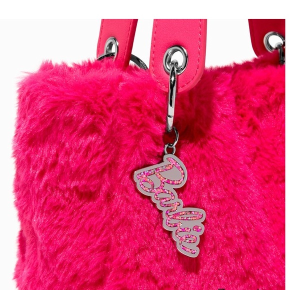 Barbie | Bags | Barbie Faux Fur Tote Bag | Poshmark